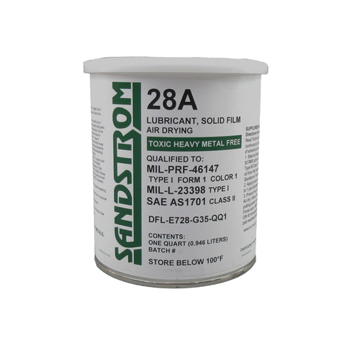 28A Sandstrom Solid Film Lubricant - MIL-PRF-46147D / MIL-L-23398 ...