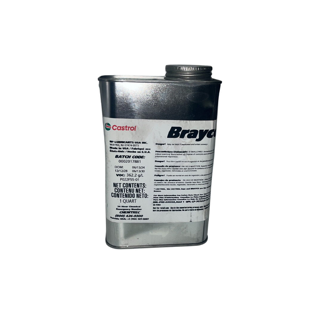 Castrol Brayco 300 General-Purpose Lubricant MIL-PRF-32033 / VV-L-800 ...