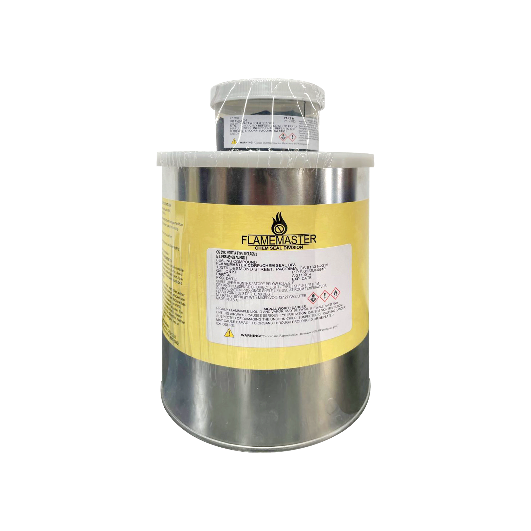 Flamemaster CS3100 MIL-PRF-8516G,Types I, II, and III Class 1, 2 and 3 ...