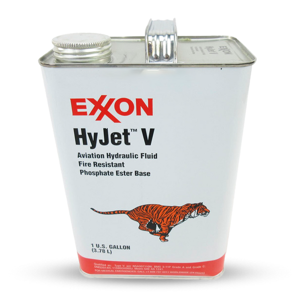 Exxon Mobil HyJet V Hydraulic Fluid - Aircraft Shop Supply