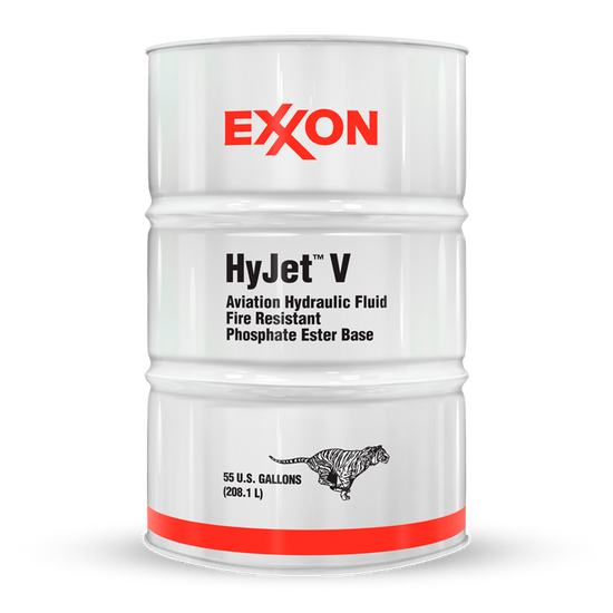 Exxon Mobil HyJet V Hydraulic Fluid - Aircraft Shop Supply
