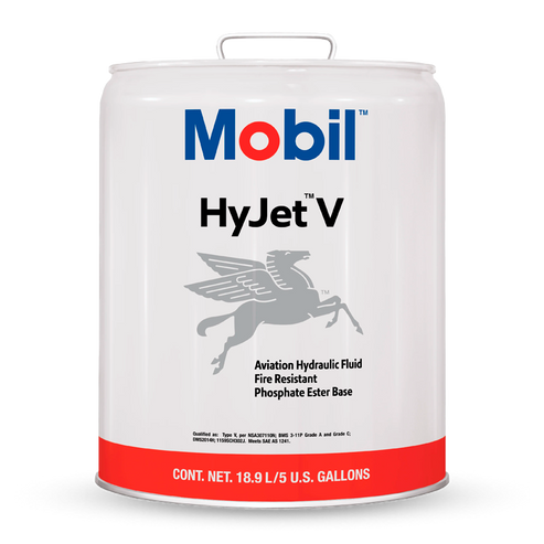 Exxon Mobil HyJet V Hydraulic Fluid - Aircraft Shop Supply
