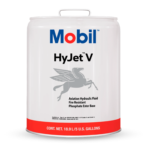 Exxon Mobil HyJet V Hydraulic Fluid - Aircraft Shop Supply