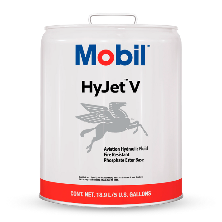 Exxon Mobil HyJet V Hydraulic Fluid - Aircraft Shop Supply