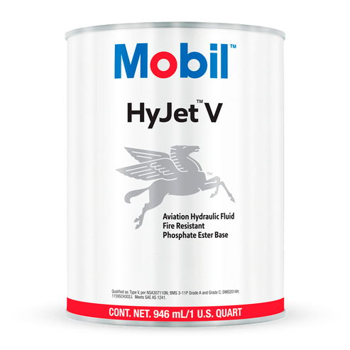 Exxon Mobil HyJet V Hydraulic Fluid - Aircraft Shop Supply