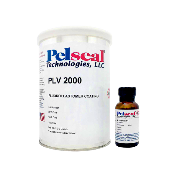 Pelseal Fluoroelastomer Adhesive & Coating Kit PLV2000 - Quart ...